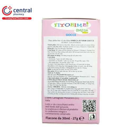 [CHÍNH HÃNG] Siro Fitobimbi Omega Junior giúp trẻ phát triển trí não