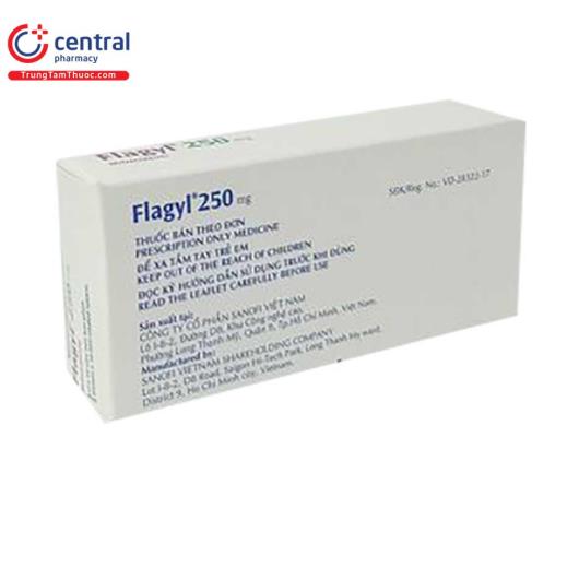 Thuốc Flagyl 250mg (Metronidazole 250mg): tác dụng, chỉ định, giá bán