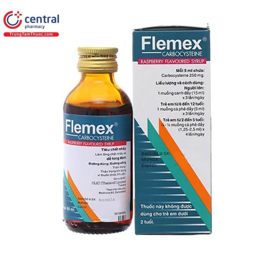 Thuốc Flemex 60ml - Thuốc điều trị rối loạn hô hấp, viêm xoang