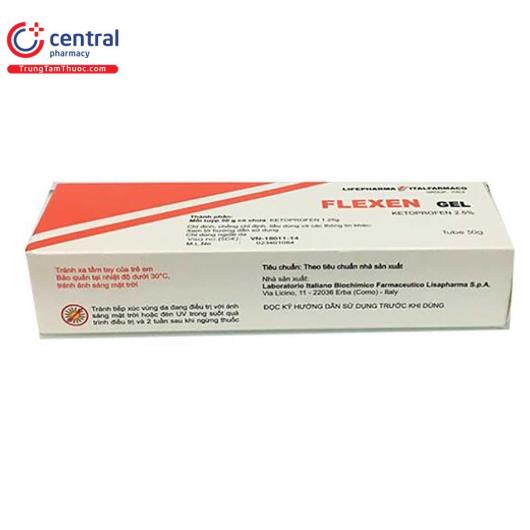 Thuốc Flexen gel - Thuốc giảm đau do cơ, gân, khớp, chấn thương