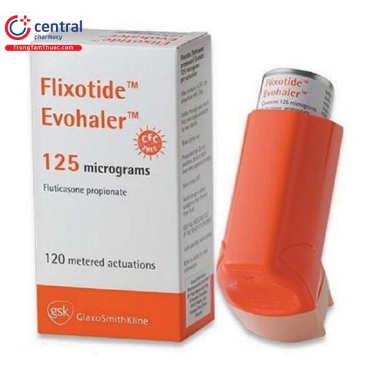 Thuốc xịt mũi Flixotide Evohaler 125mcg - Điều trị viêm mũi dị ứng