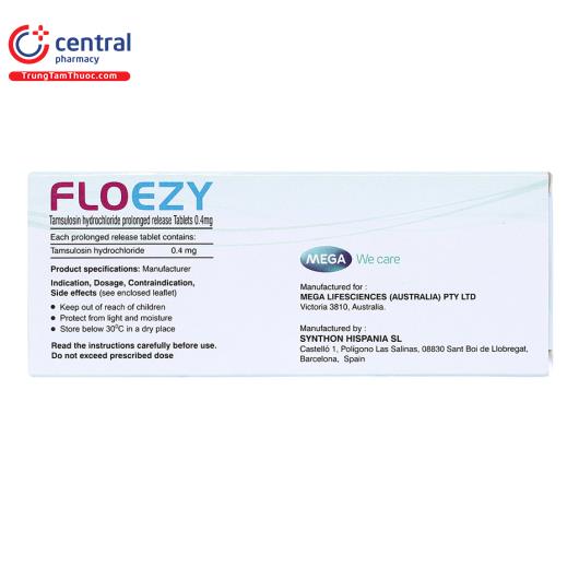 [CHÍNH HÃNG] Thuốc Floezy 0.4mg - điều trị tăng sản tiền liệt tuyến