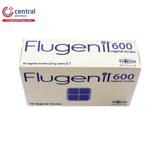[CHÍNH HÃNG] Viên đặt Flugenil 600 Sakura hỗ trợ điều trị nấm âm đạo