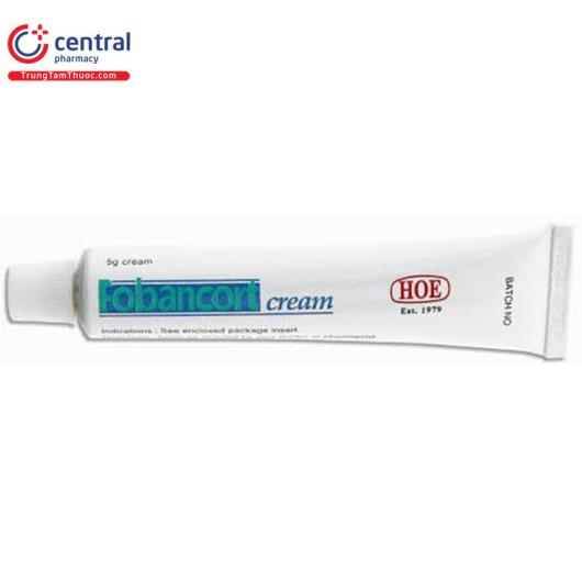 [CHÍNH HÃNG] Thuốc Fobancort Cream 5g trị chốc, viêm nang lông