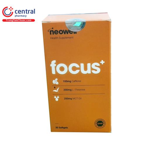 [CHÍNH HÃNG] NeoWell Focus+ tăng cường tỉnh táo, giảm bồn chồn