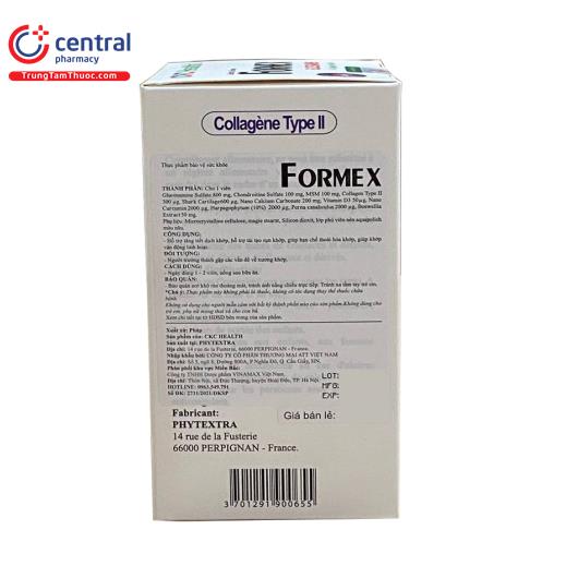 Thuốc hỗ trợ xương khớp Formex: chỉ định, liều dùng, lưu ý