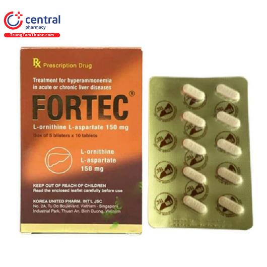 [CHÍNH HÃNG] Thuốc Fortec 150mg điều trị tăng amoniac