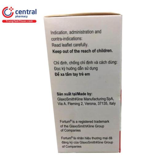 Thuốc tiêm Fortum 1g thuốc kháng sinh điều trị nhiễm khuẩn hiệu quả