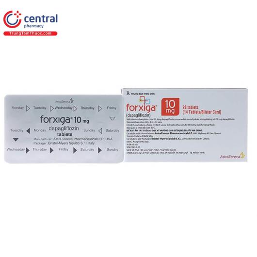 Thuốc Forxiga 10mg - Thuốc điều trị bệnh đái tháo đường typ 2
