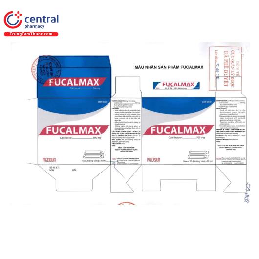 [CHÍNH HÃNG] Thuốc Fucalmax bổ sung calci an toàn cho bà bầu