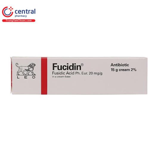[CHÍNH HÃNG] Thuốc Fucidin Cream 15g trị viêm nang, bỏng & mụn nhọt