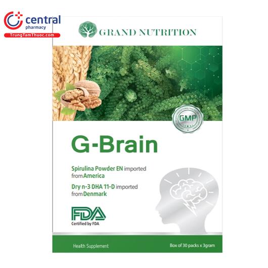 [CHÍNH HÃNG] Cốm G-Brain hỗ trợ phát triển trí não ở trẻ