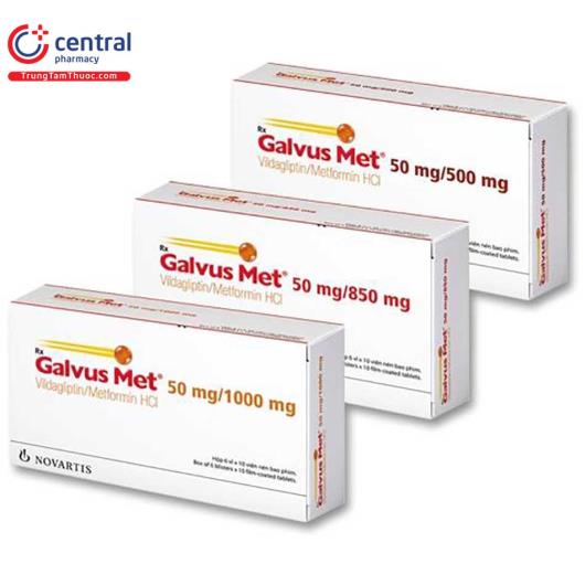 Thuốc Galvus Met 50mg/1000mg - thuốc điều trị tiểu đường