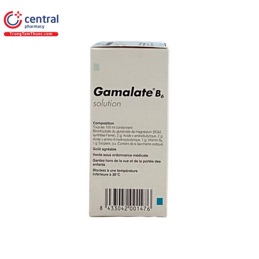 Thuốc Gamalate B6 Solution hỗ trợ điều trị suy nhược thần kinh