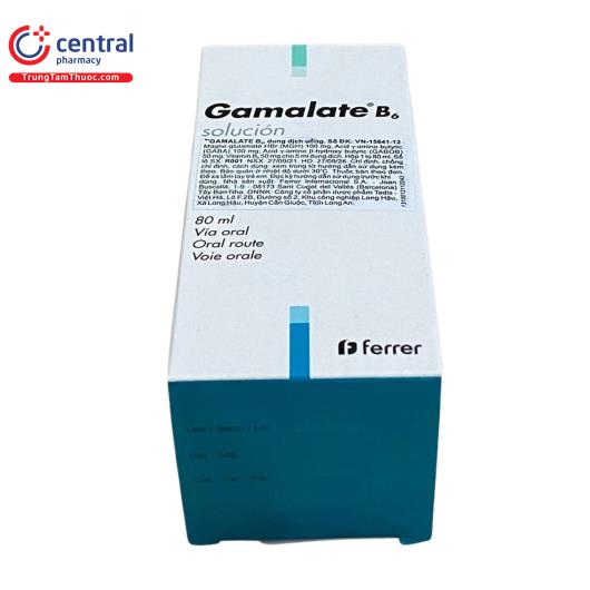 Thuốc Gamalate B6 Solution hỗ trợ điều trị suy nhược thần kinh