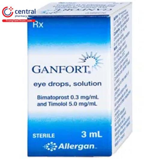 [CHÍNH HÃNG] Thuốc nhỏ mắt Ganfort 3ml - Thuốc trị tăng nhãn áp