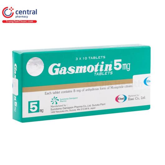 Thuốc Gasmotin 5mg - Thuốc chống viêm loét dạ dày