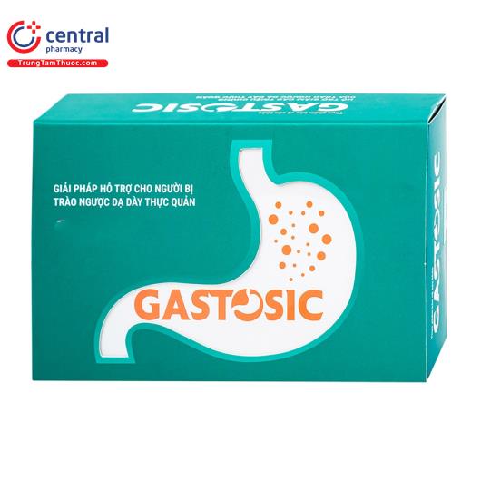 Thuốc Gastosic hỗ trợ trị trào ngược dạ dày - thực quản, giảm ợ hơi