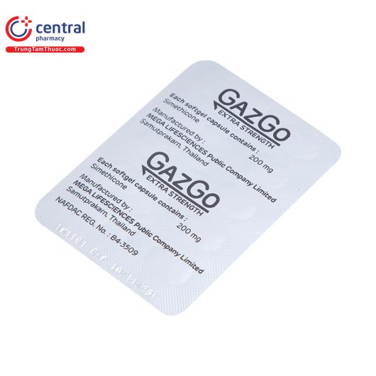 [CHÍNH HÃNG] Thuốc GazGo 200mg - giảm đầy hơi, chướng bụng