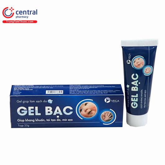 Thuốc Gel bạc 25g: Công dụng, cách dùng-liều dùng