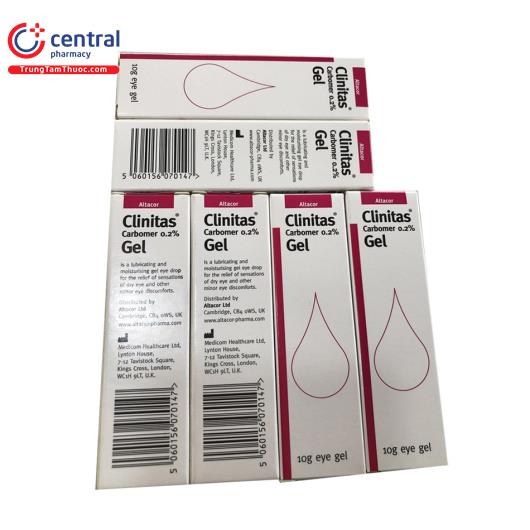 [CHÍNH HÃNG] Gel tra mắt Clinitas 0,2% - Giảm khô mắt toàn diện