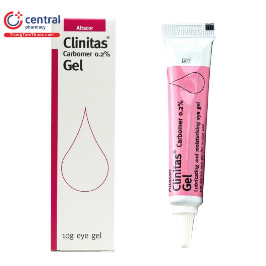 [CHÍNH HÃNG] Gel tra mắt Clinitas 0,2% - Giảm khô mắt toàn diện