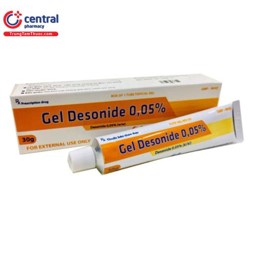 Thuốc Gel Desonide 0,05%: Công dụng, cách dùng và lưu ý khi sử dụng