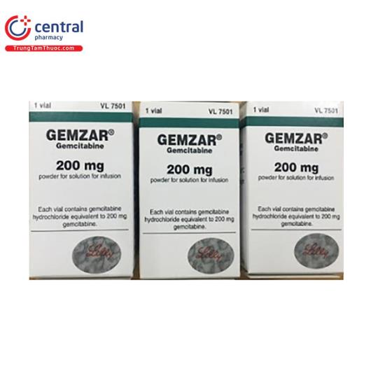 Thuốc Gemzar 200mg - thuốc điều trị ung thư phổi, ung thư vú di căn