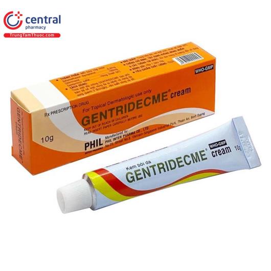 [CHÍNH HÃNG] Thuốc Gentridecme trị bệnh eczema, viêm da, viêm trầy