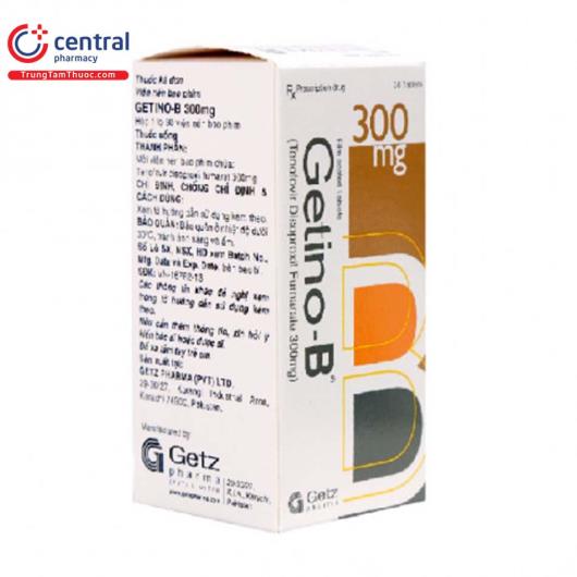 Thuốc Getino B 300mg: Chỉ định, liều dùng và lưu ý sử dụng
