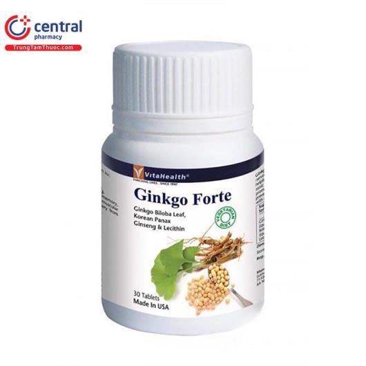 Thuốc Ginkgo Forte VitaHealth hỗ trợ bảo vệ sức khỏe, chống mệt mỏi