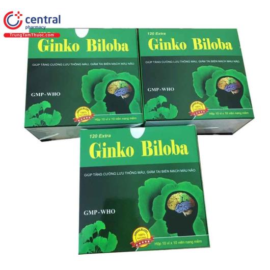 Thuốc Ginko Biloba 120 Extra - tăng cường tuần hoàn máu não