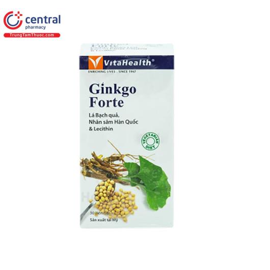 Thuốc Ginkgo Forte VitaHealth hỗ trợ bảo vệ sức khỏe, chống mệt mỏi
