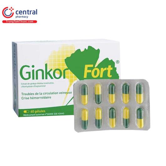 Thuốc Ginkor Fort: tác dụng, liều dùng, lưu ý khi sử dụng