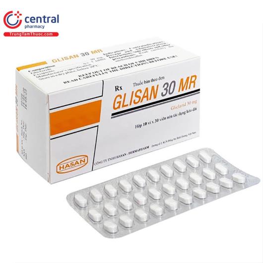 [CHÍNH HÃNG] Thuốc Glisan 30 MR - Thuốc điều trị tiểu đường