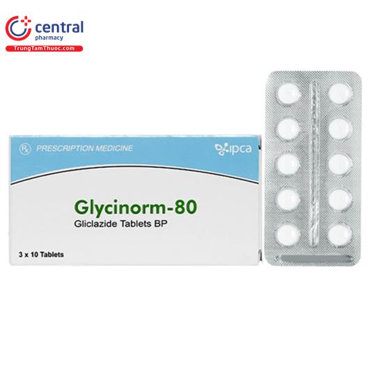 Thuốc Glycinorm-80 - điều trị đái tháo đường không phụ thuộc Insulin