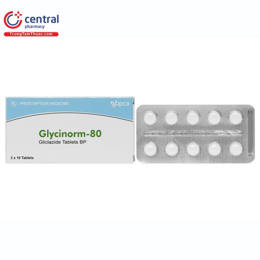 Thuốc Glycinorm-80 - điều trị đái tháo đường không phụ thuộc Insulin