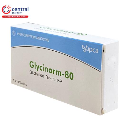 Thuốc Glycinorm-80 - điều trị đái tháo đường không phụ thuộc Insulin