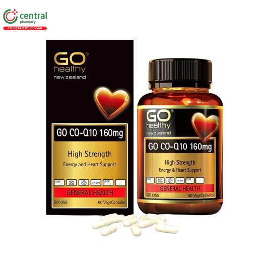 Go Co-Q10 160mg hỗ trợ nâng cao sức khỏe tim mạch, cơ thể khỏe mạnh