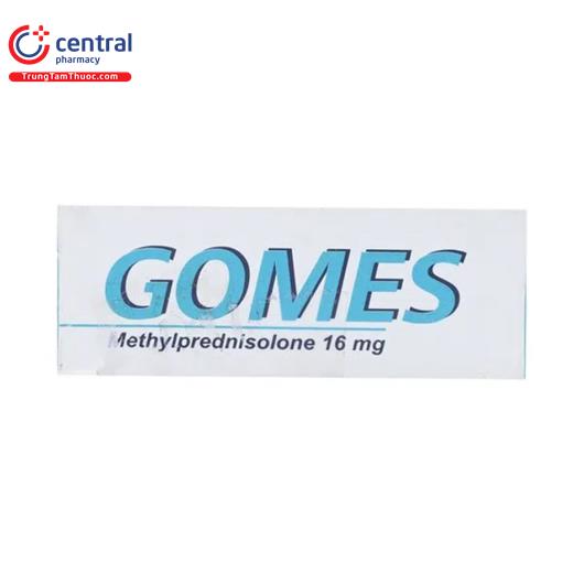 [CHÍNH HÃNG] Thuốc Gomes 16mg chống viêm, ức chế miễn dịch