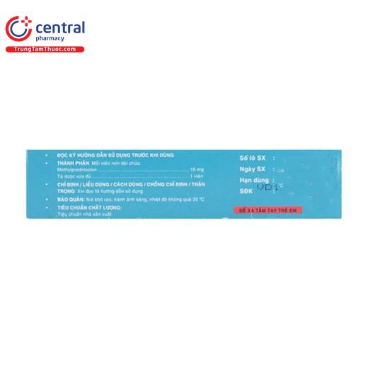 [CHÍNH HÃNG] Thuốc Gomes 16mg chống viêm, ức chế miễn dịch