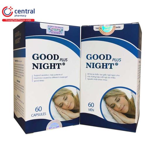 [CHÍNH HÃNG] Thuốc Good night plus hỗ trợ điều trị mất ngủ, khó ngủ