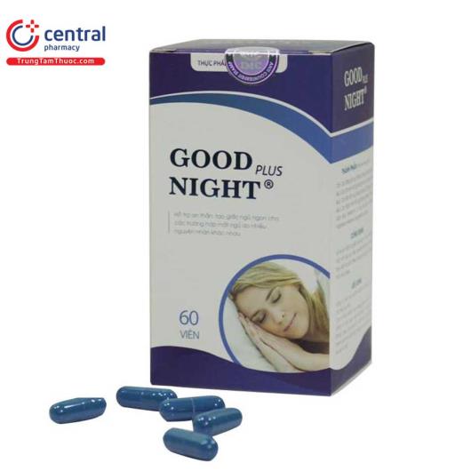 [CHÍNH HÃNG] Thuốc Good night plus hỗ trợ điều trị mất ngủ, khó ngủ