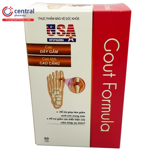 Gout Formula lọ 60 viên - Loại bỏ cơn đau do gút cấp và mạn tính