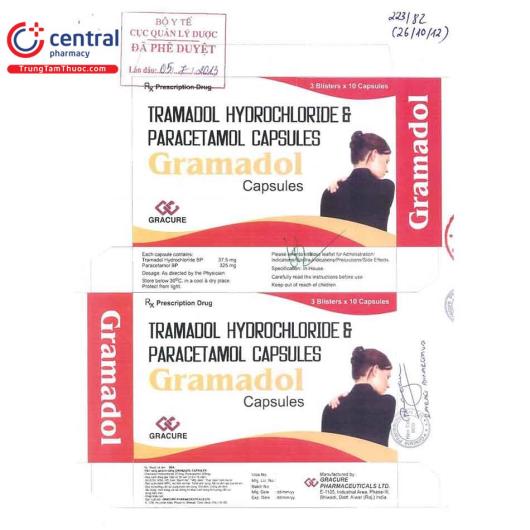 Thuốc Gramadol - Thuốc có tác dụng giảm đau từ vừa đến nặng