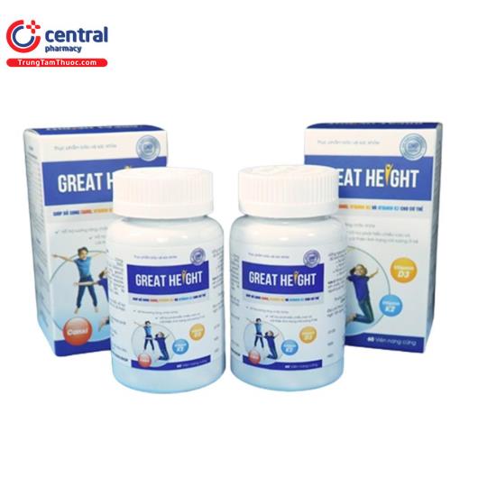 [CHÍNH HÃNG] Thuốc Great Height nâng cao tầm vóc trẻ em Việt Nam