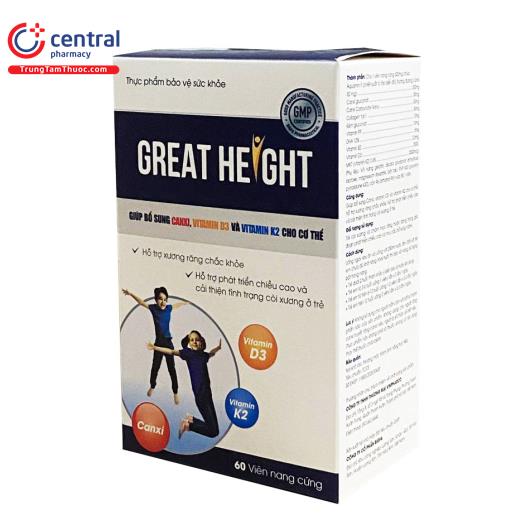 [CHÍNH HÃNG] Thuốc Great Height nâng cao tầm vóc trẻ em Việt Nam