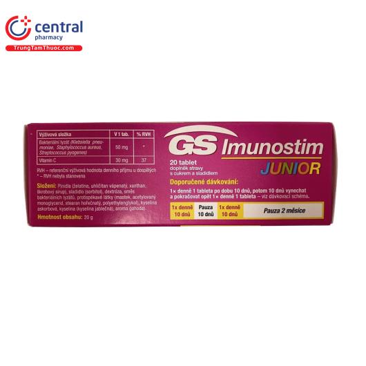 [CHÍNH HÃNG] Viên ngậm GS Imunostim Junior tăng đề kháng