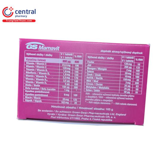 [CHÍNH HÃNG] Thuốc GS Mamavit Prefolin + DHA + EPA cho bà bầu