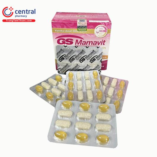 [CHÍNH HÃNG] Thuốc GS Mamavit Prefolin + DHA + EPA cho bà bầu